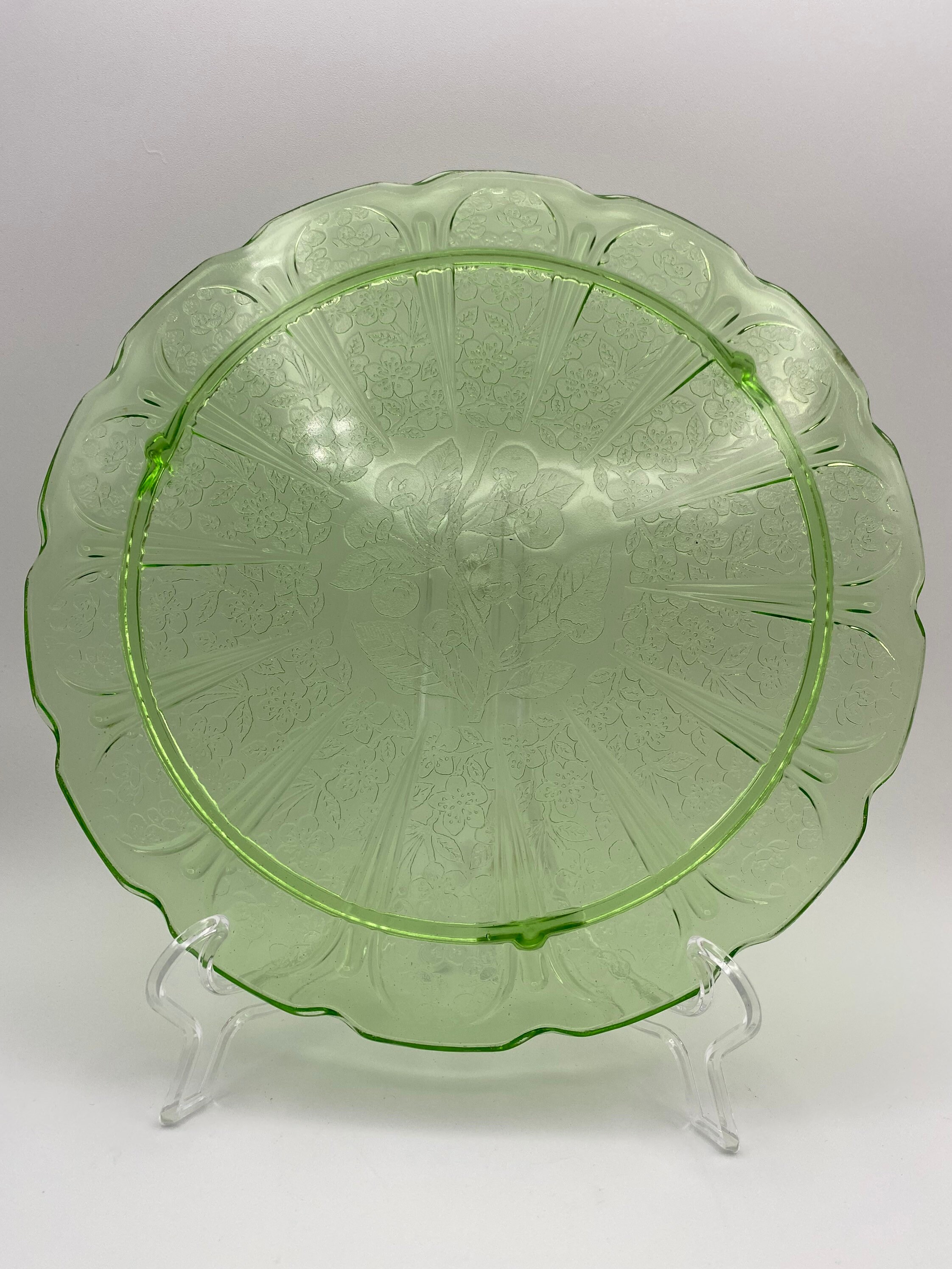 Green Glowing Glass