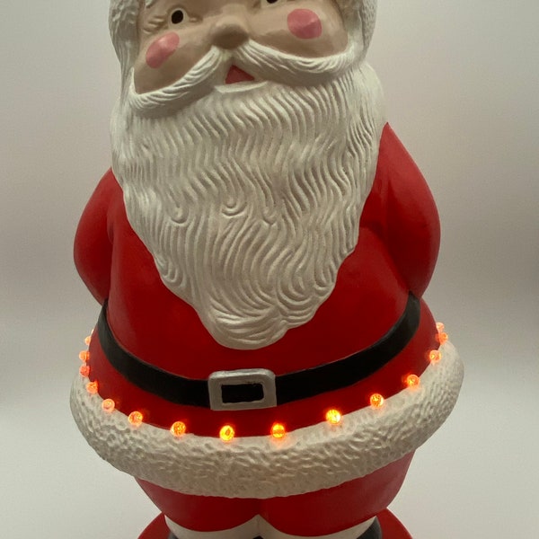 Ceramic Santa - Etsy