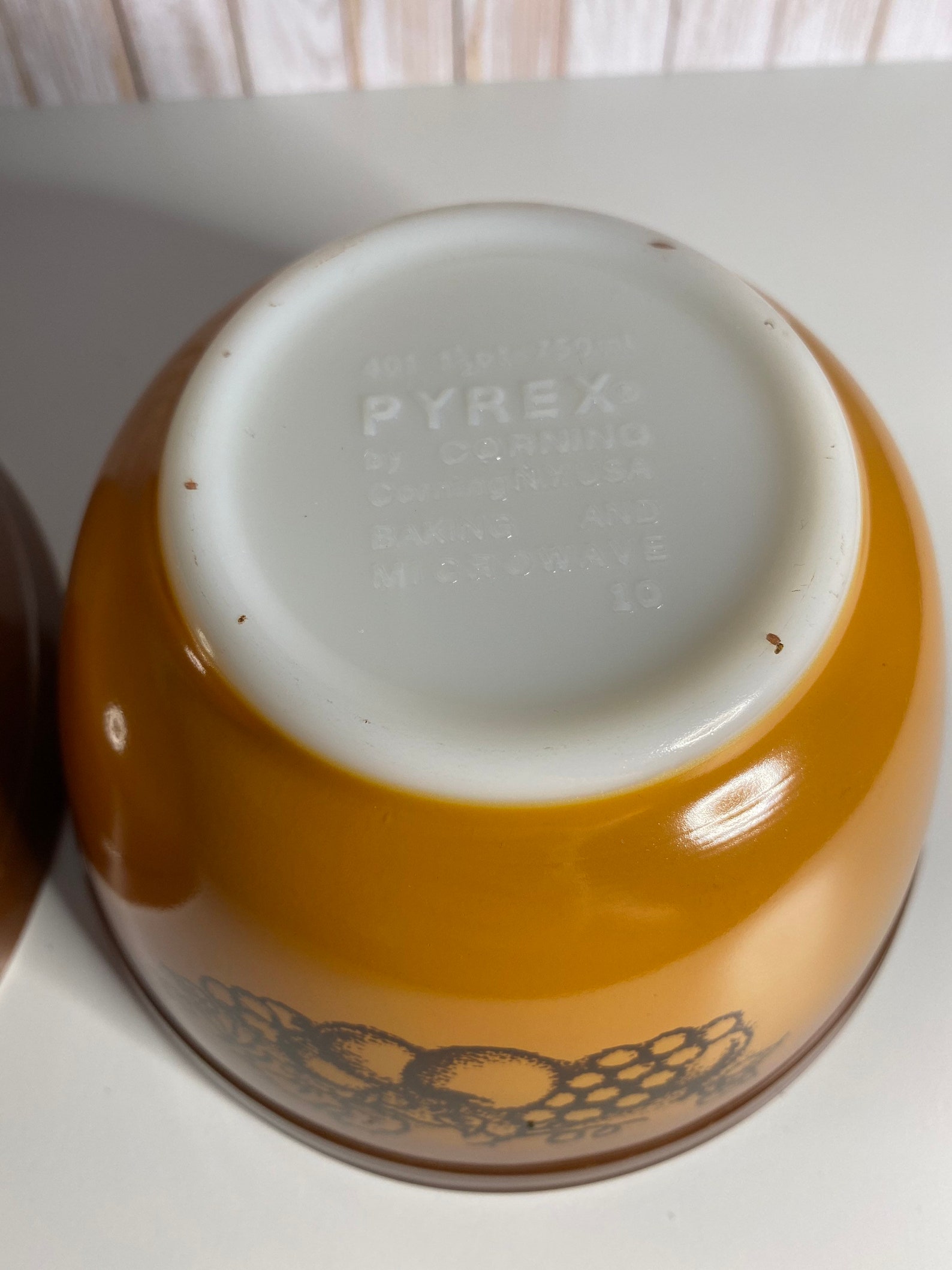 Set of 4 Old Orchard Pyrex Nested Mixing Bowls - Etsy