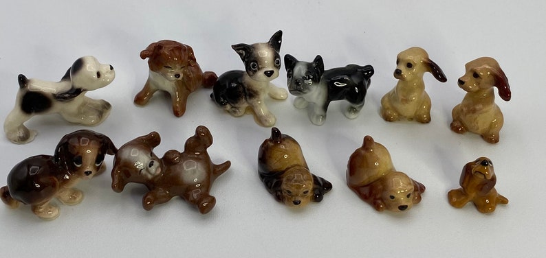Selection of Vintage Hagen Renaker Miniature Ceramic Smalls - Etsy