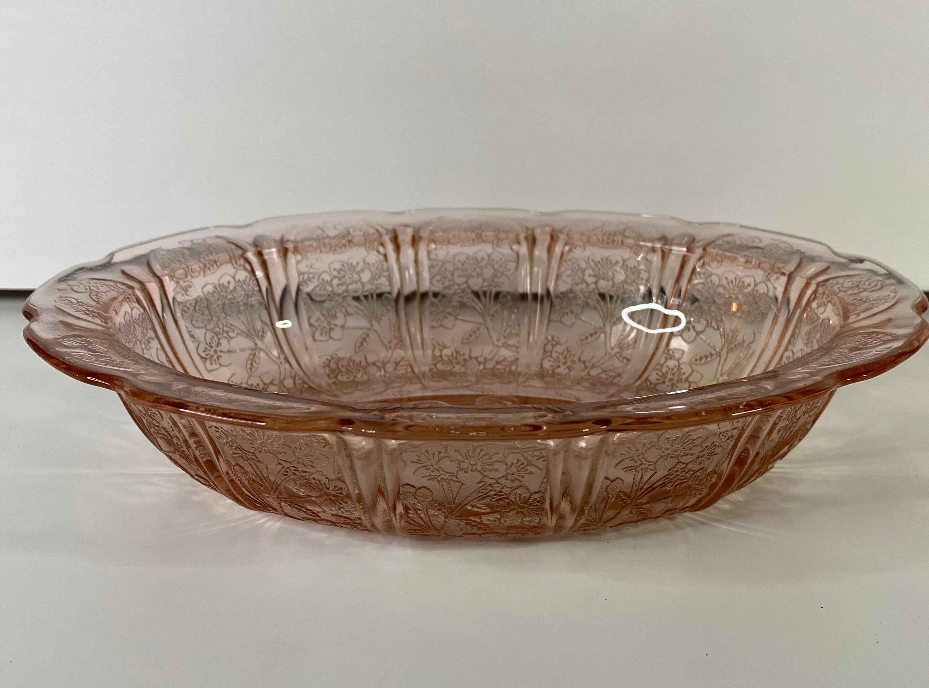 Vintage 1930s Jeannette Glass Co Cherry Blossom Pattern 12 | Etsy