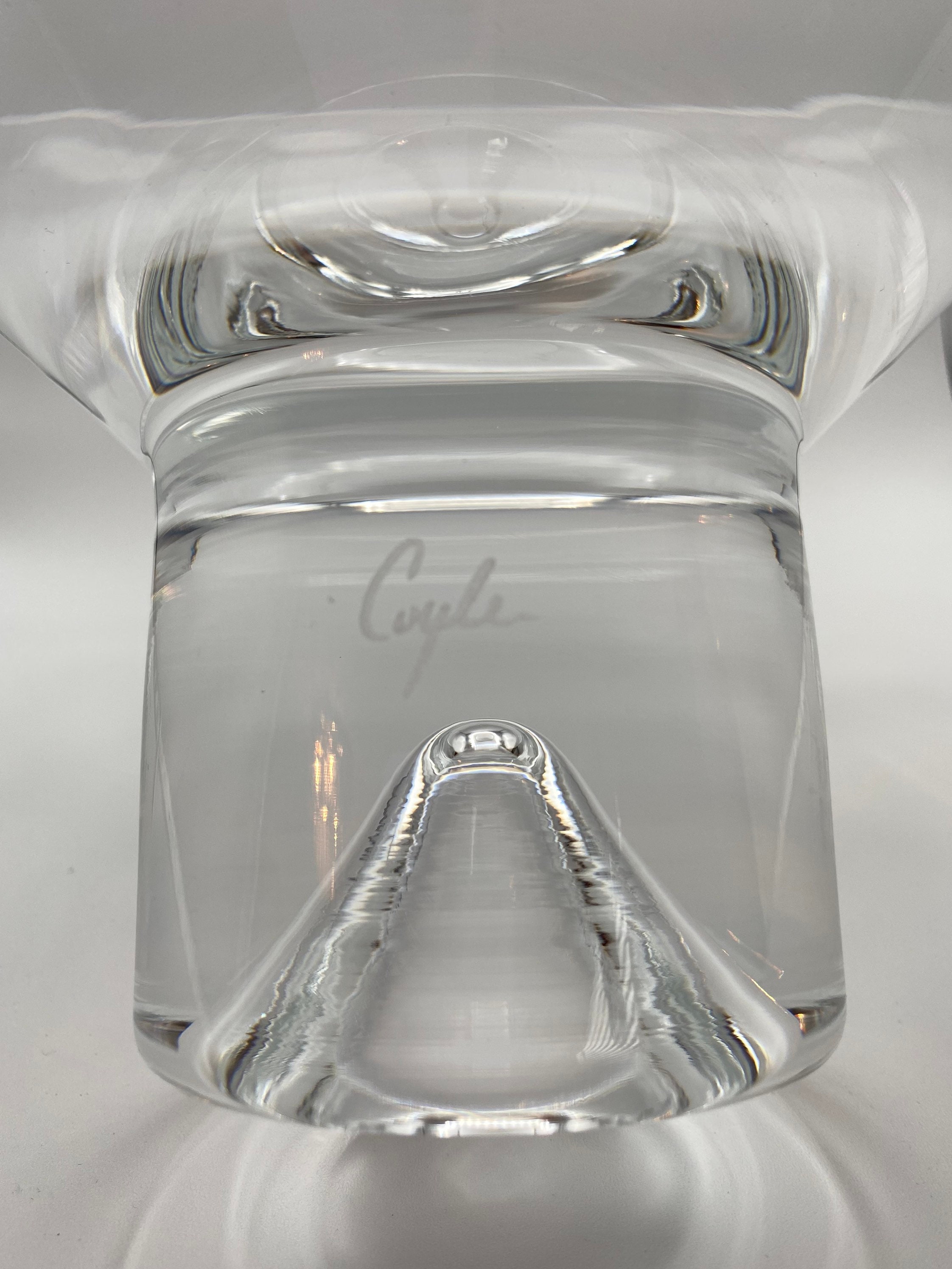 Vintage Signed Perry Coyle in Studio Hand Crafted Etched | Etsy