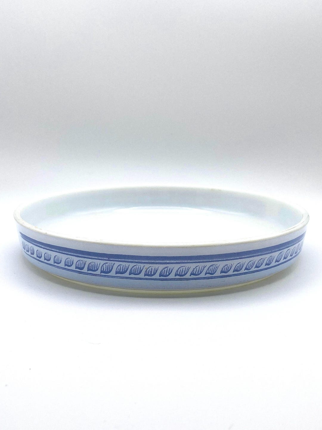 Vintage 1967 Brittany Blue Pyrex Bake and Serve Quiche Pie Tart Dish ...