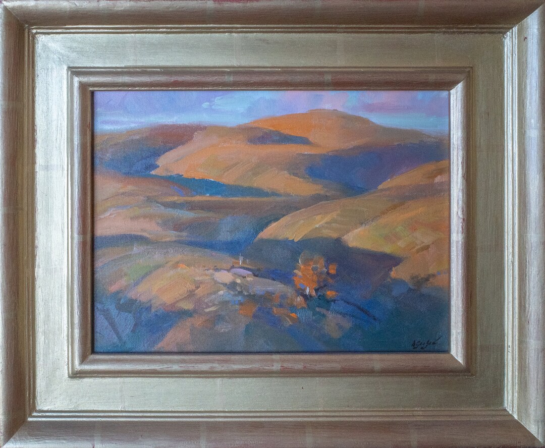 Dan Goozee Winter Evening Near El Morro, Original Oil on Board, 9x12 - Etsy