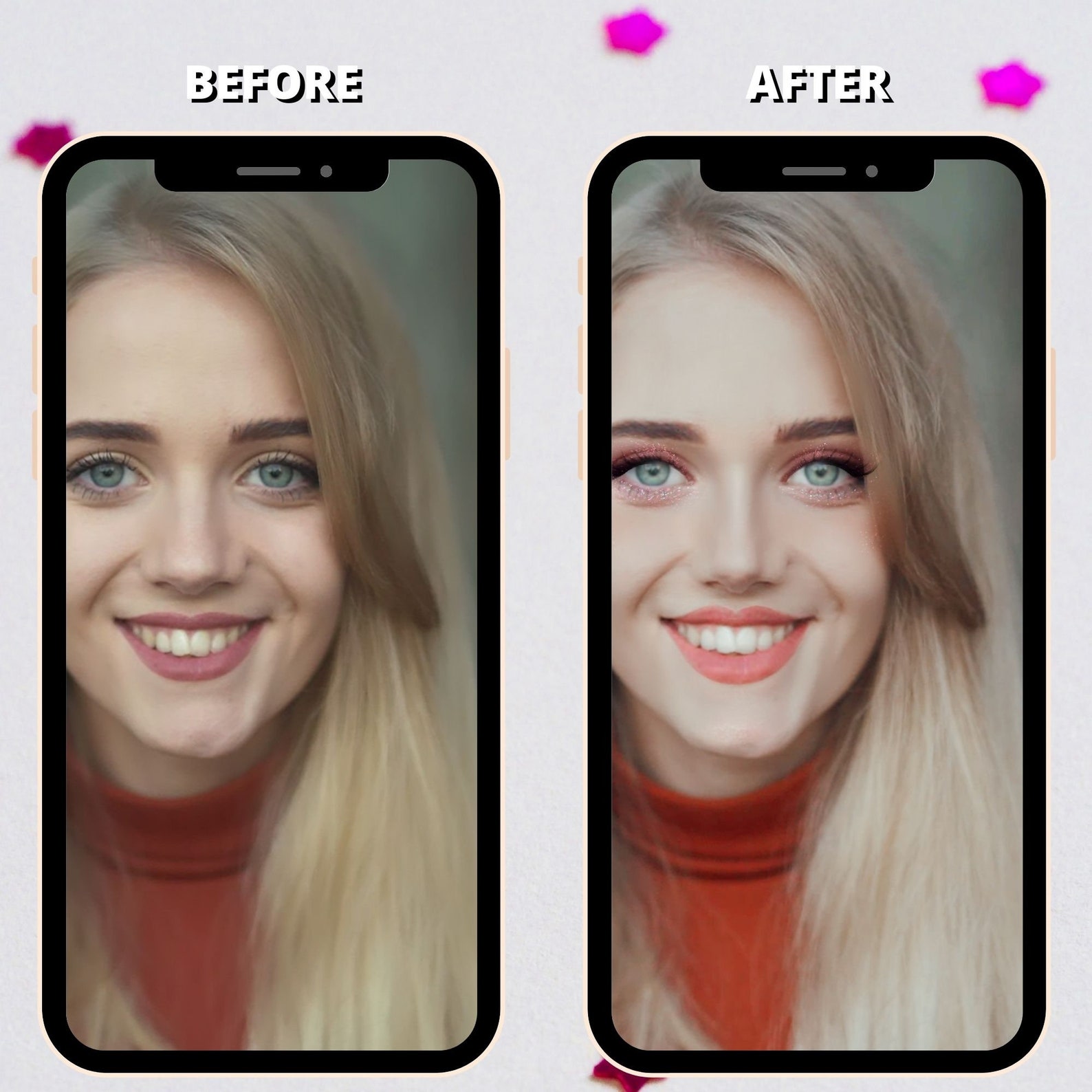 Instagram Filter Glitter Makeup für Spark AR - Etsy.de