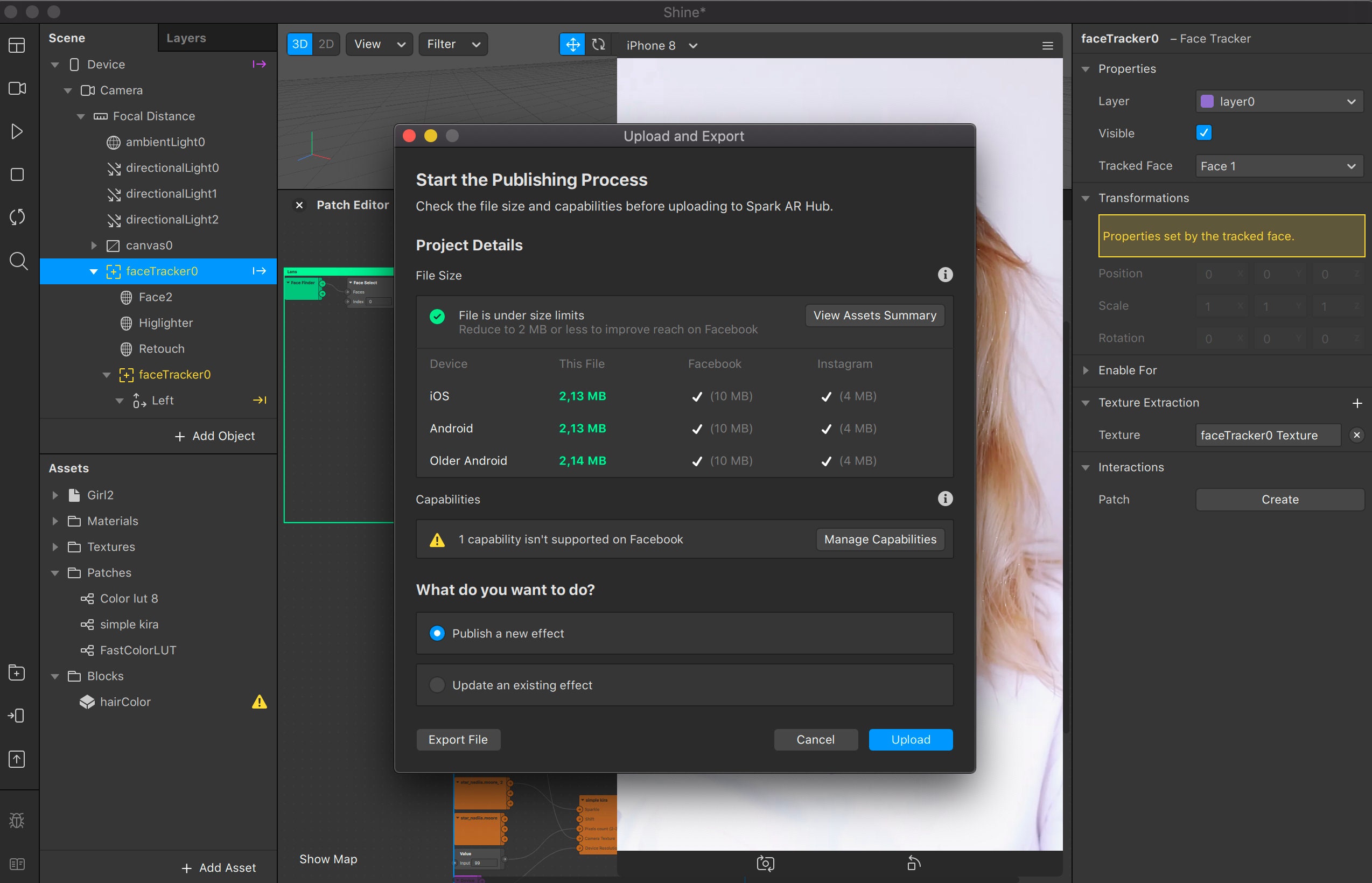 Spark AR Beauty Filter Shine Instagram Filter | Etsy