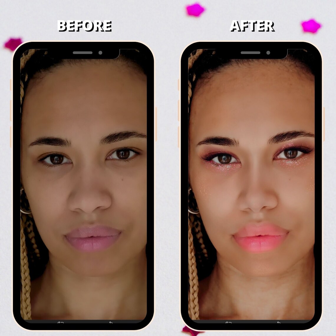 Filtro de Instagram Glitter Makeup para Spark AR - Etsy España