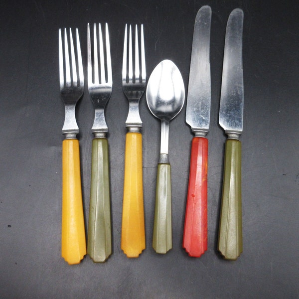 Bakelite Flatware - Etsy