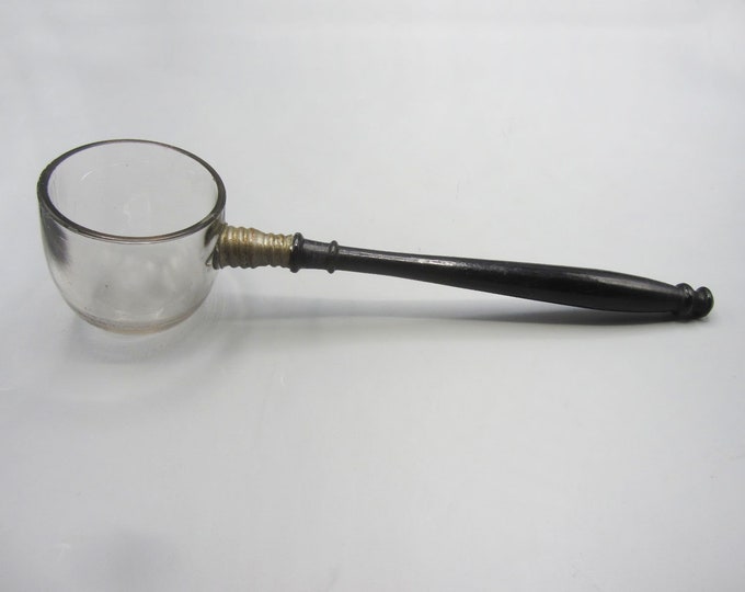 Antique Marbury Glass Dipper Ladle With Black Wood Handle 1896 - Etsy