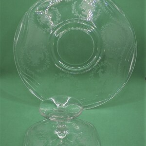 Fostoria Mayflower Etch Cheese and Cracker Set 2560 - Etsy