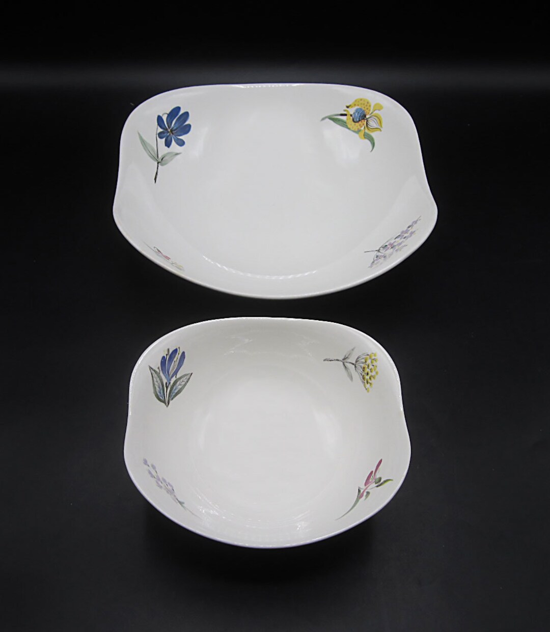 2 Eva Zeisel Bouquet Serving Bowls - Hall China - Tomorrow's Classic ...