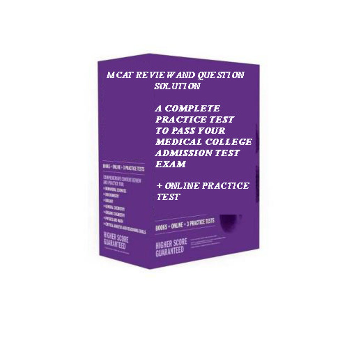 MCAT Complete Practice Test to Pass Your Medical College Admission Test ...
