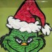 Handmade Grinch Quilling Art: Christmas Character Decor - Etsy