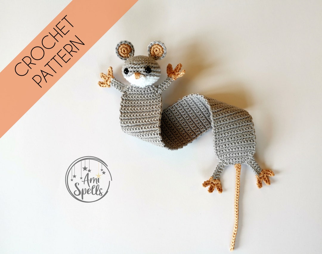 Crochet Pattern PDF // Mouse Bookmark / Handmade Gift - Etsy