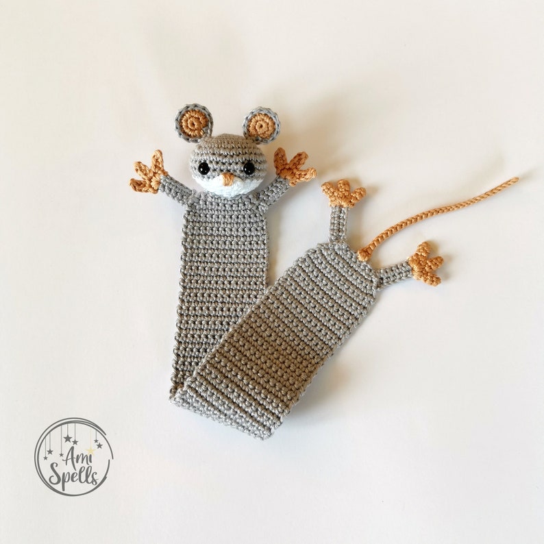 Crochet Pattern PDF // Mouse Bookmark / Handmade Gift - Etsy