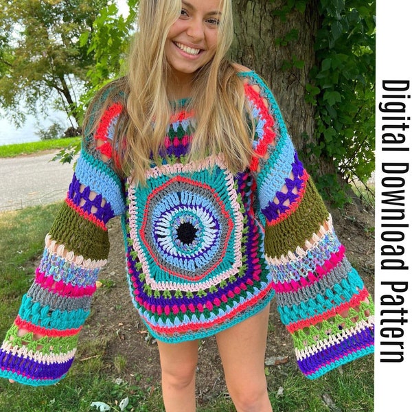 Crochet Cardigan - Etsy