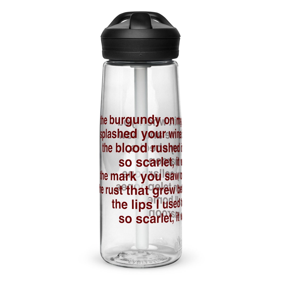 Maroon Taylor Swift Taylor Swift Water Bottle Taylor Swift - Etsy