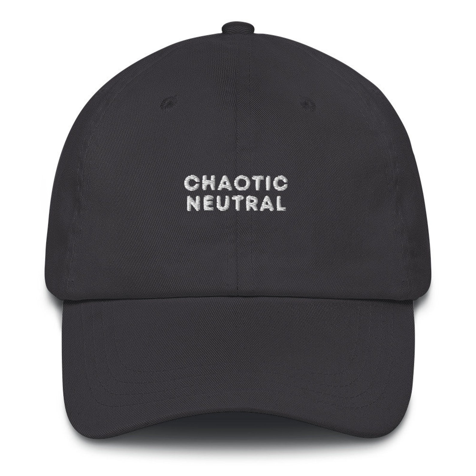 Embroidered Chaotic Neutral Hat Dnd Hat RPG Hat Dungeons - Etsy
