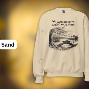 Burgle Your Turts Sweatshirt, Halloween Sweatshirt, Over the Garden ...