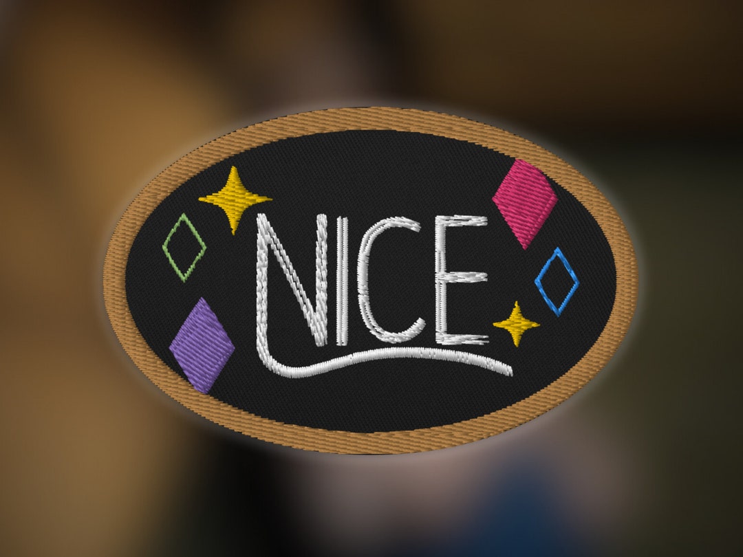 NICE Embroidered Patch, Bejeweled, Midnights Patch, I Polish up Real ...