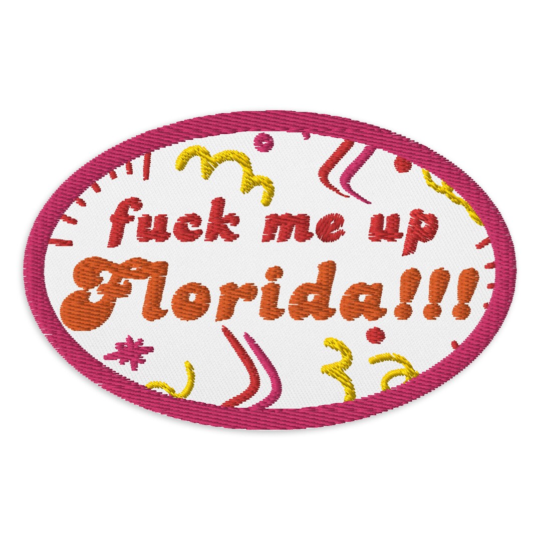 Florida Patch, TTPD Patch, Taylor Swift Patch, Florida, Fuck Me Up ...