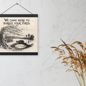 Burgle Your Turts Poster, Halloween Art Print, Over the Garden Wall ...