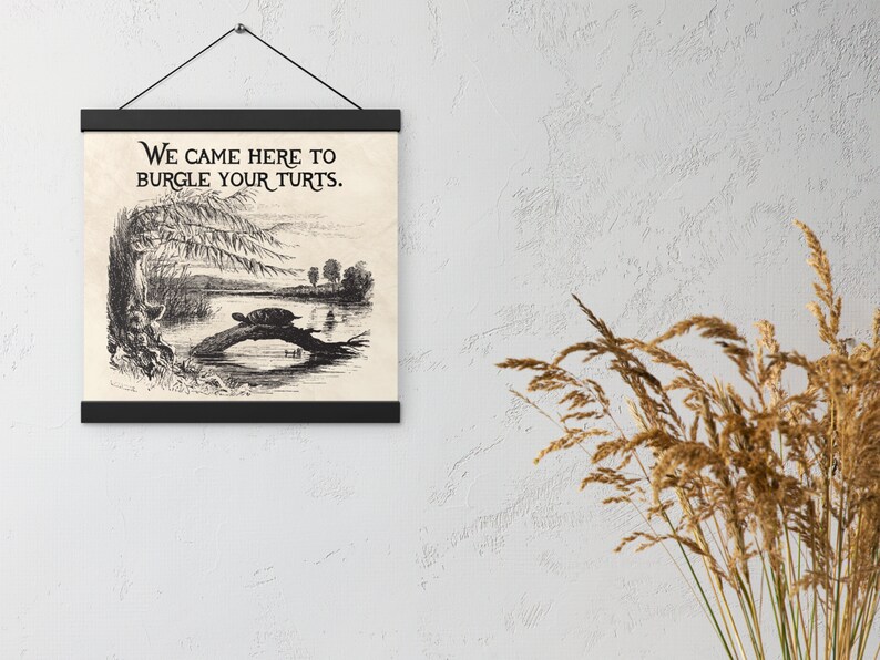 Burgle Your Turts Poster, Halloween Art Print, Over the Garden Wall ...