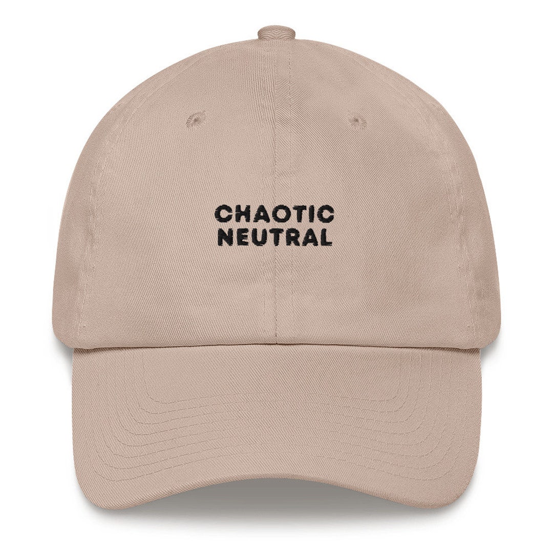 Embroidered Chaotic Neutral Hat, Dnd Hat, RPG Hat, Dungeons and Dragons ...