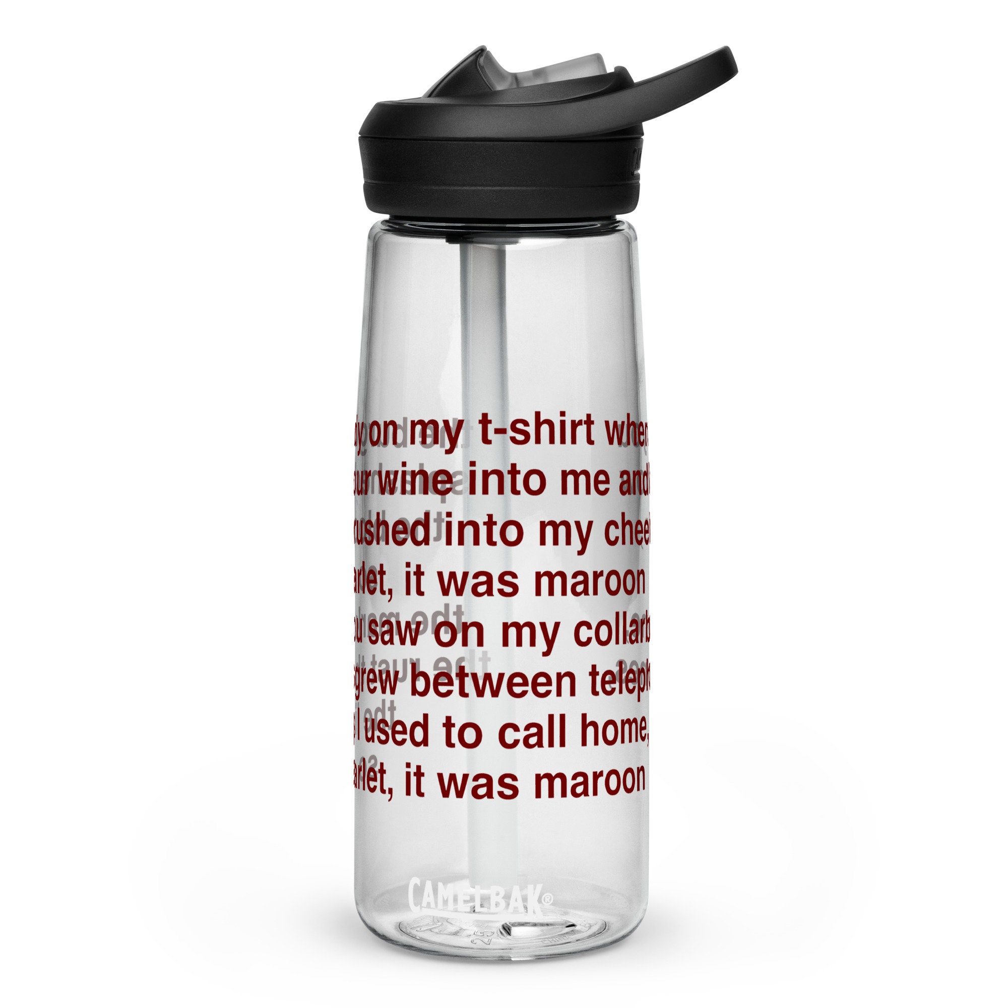 Maroon Taylor Swift Taylor Swift Water Bottle Taylor Swift - Etsy