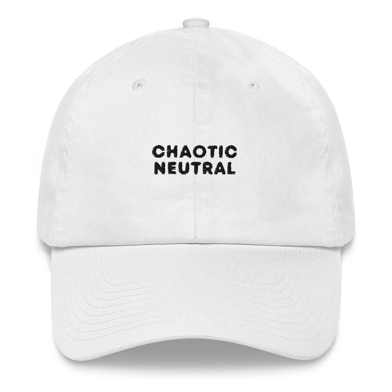 Embroidered Chaotic Neutral Hat Dnd Hat RPG Hat Dungeons - Etsy