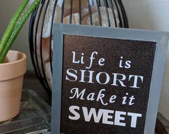Wooden Table Top Signs | Etsy