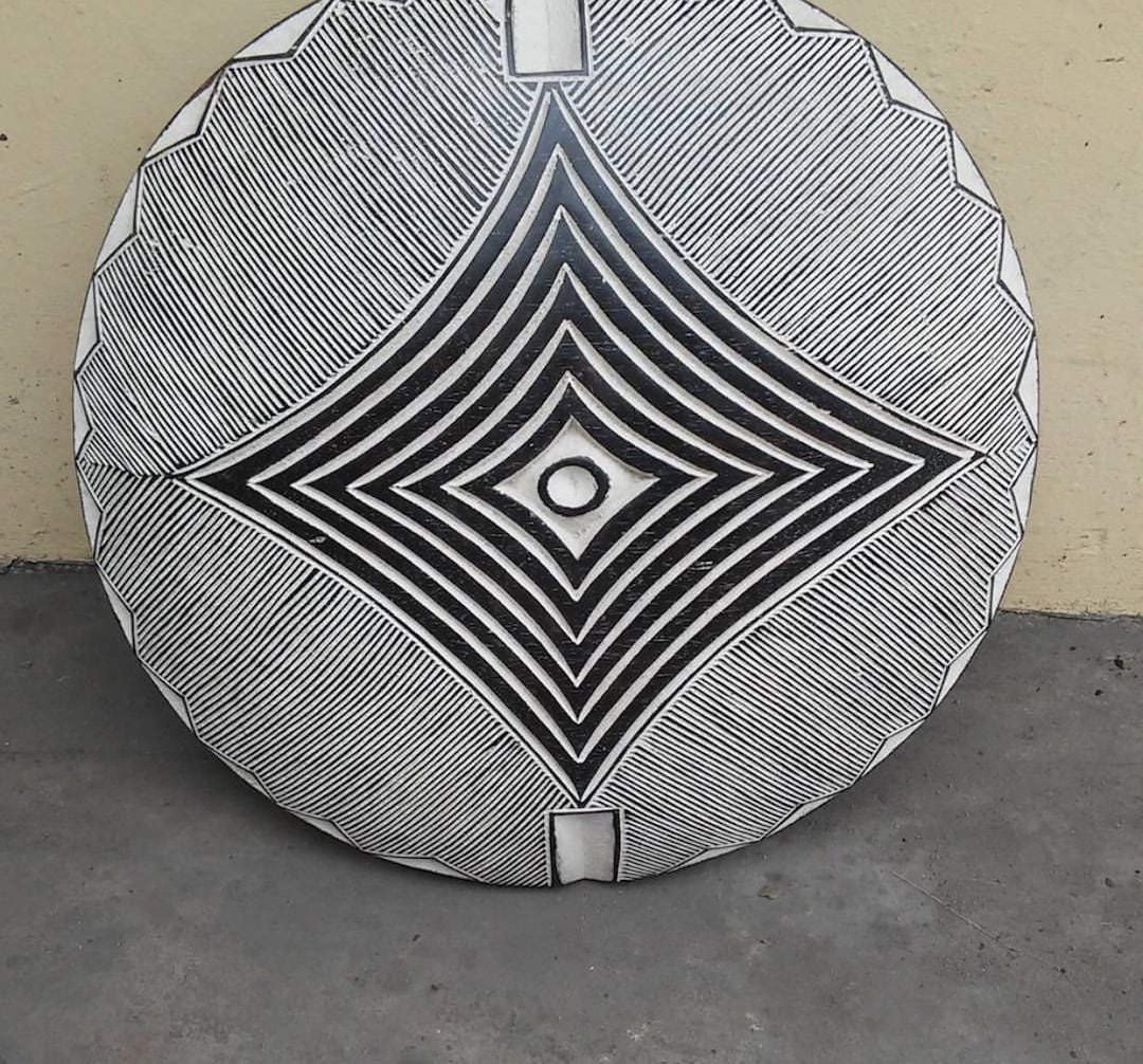 African Shield Wood Carved Wall Decor Tribal Shield - Etsy