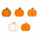 Orange Pumpkin Svg Bundle, Pumpkin Svg, Pumpkin Png, Fall SVG Bundle ...