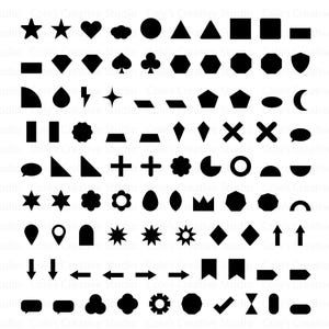 180 Basic Shape SVG, Basic Shapes Svg, Basic Shapes Clipart, Shape Svg ...