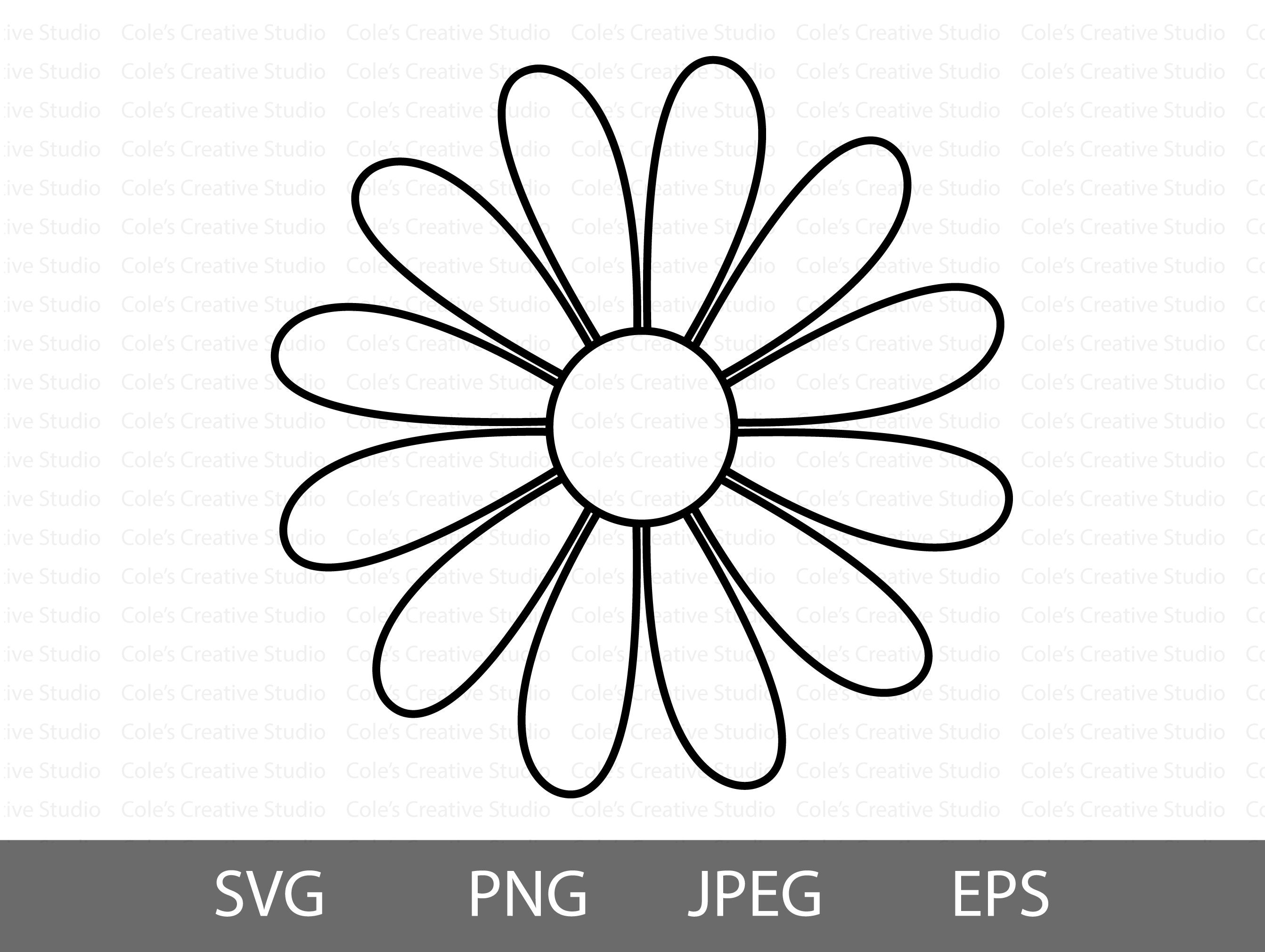 Daisy Drawing Outline