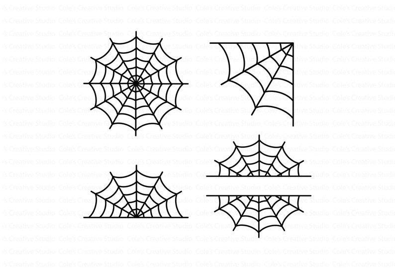 Spider Web Svg Bundle, Spider Web Svg, Spiderweb Svg, Spiderweb Clipart ...