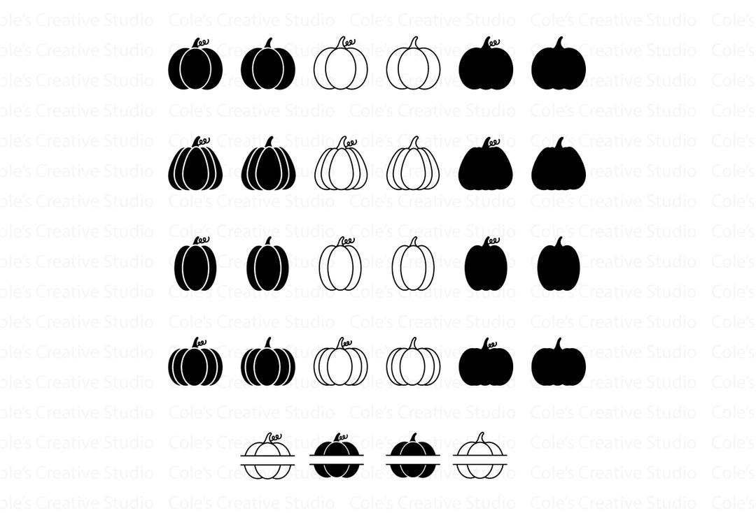 Simple Pumpkin Svg Bundle, Fall Svg Bundle, Pumpkin Bundle, Pumpkin Svg ...