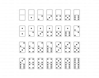 Dominoes Svg Sets Bundle, Dominoes, Domino, Gaming Svg, Casino Svg ...