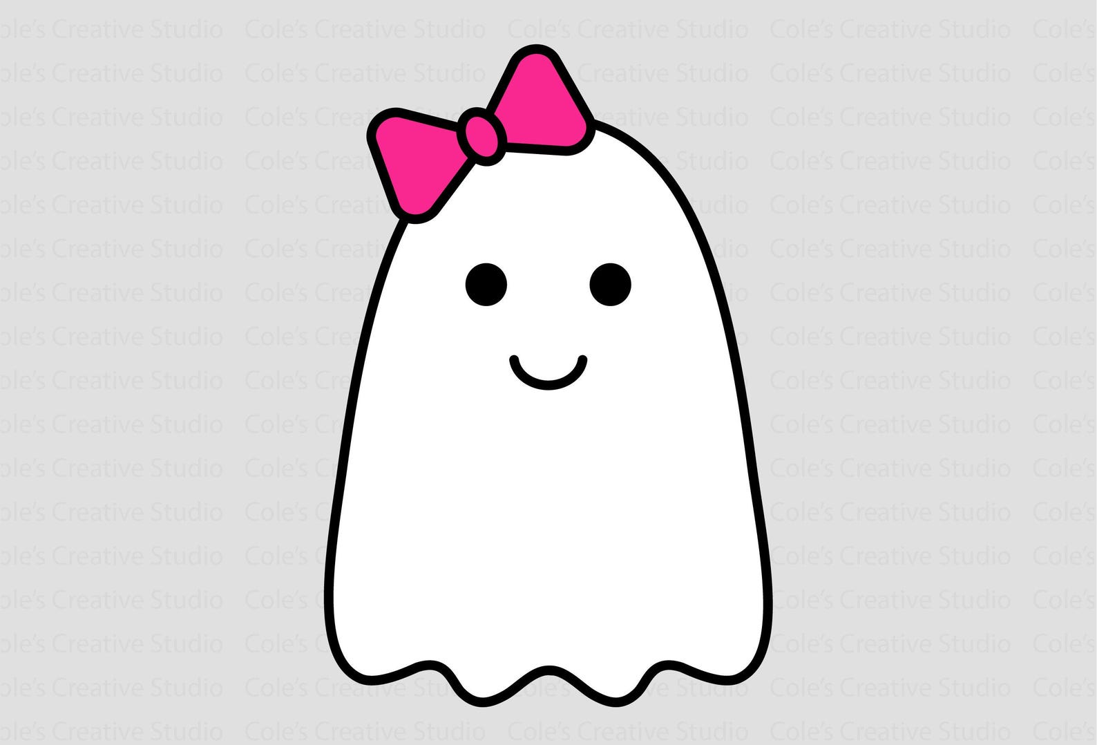 Cute Ghost With Bow Svg, Ghost Svg, Boo Svg, Cute Ghost Svg, Ghost Face ...
