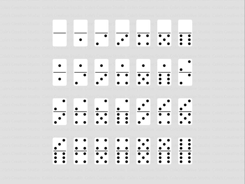 Dominoes Svg Sets Bundle, Dominoes, Domino, Gaming Svg, Casino Svg ...