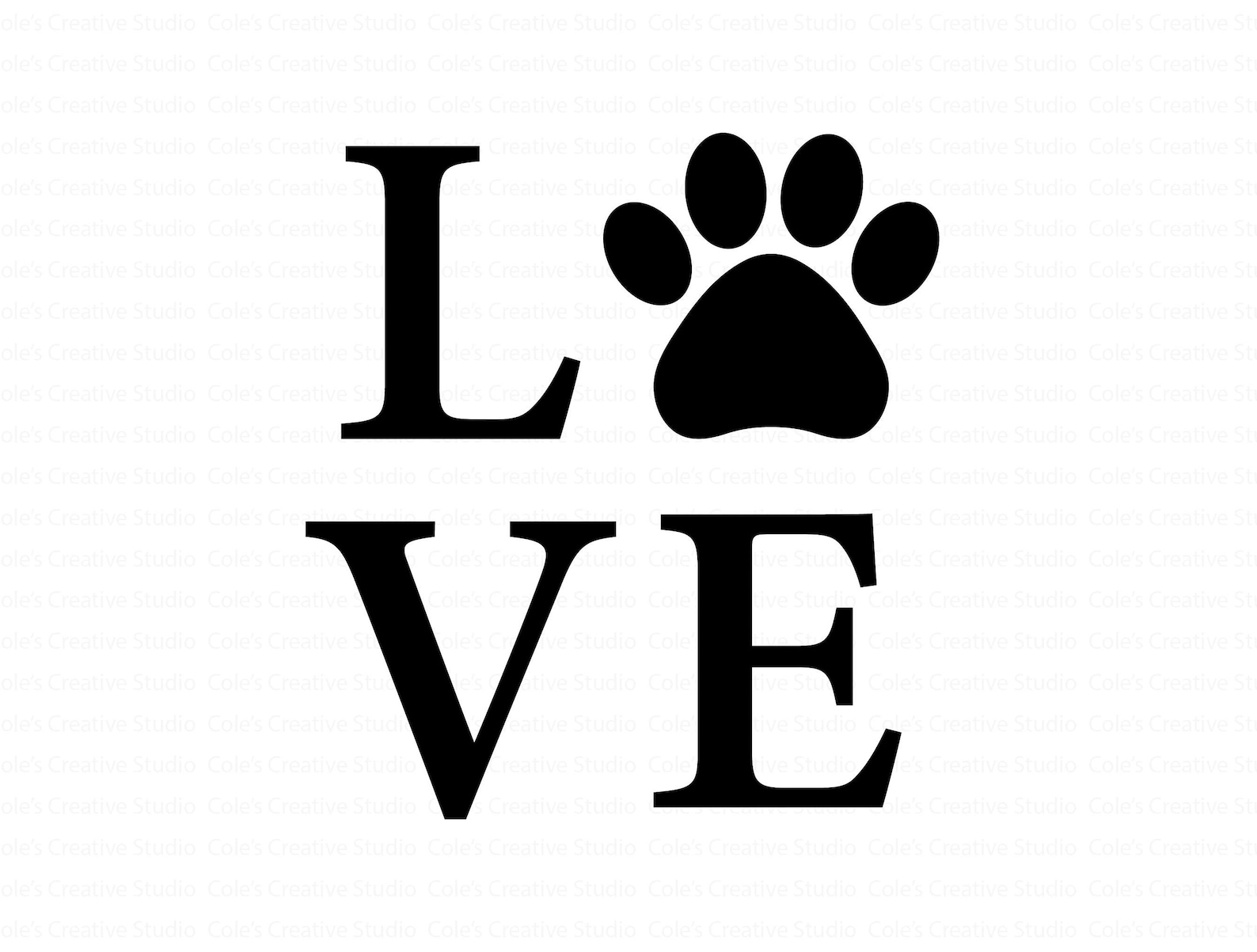 Love Paw Print Svg, Paw Print, Dog Paw, Cat Paw, Pet Paw, Pet Svg ...