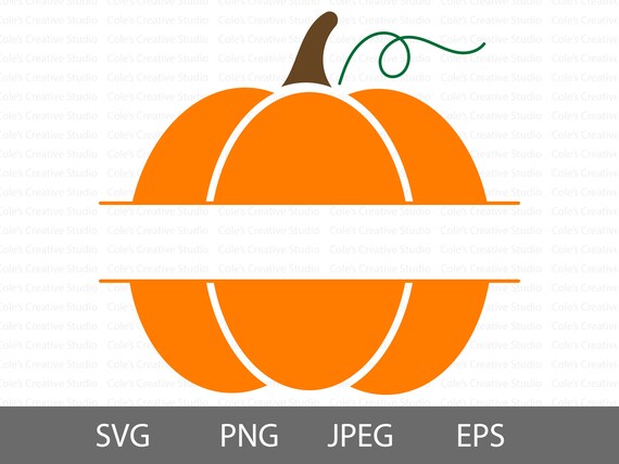 Pumpkin Monogram Svg Pumpkin Name Frame Pumpkin Svg Fall - Etsy
