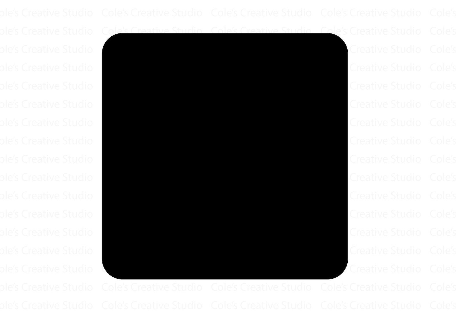 Rounded Square SVG, Rounded Square Silhouette,filled Rounded Square ...