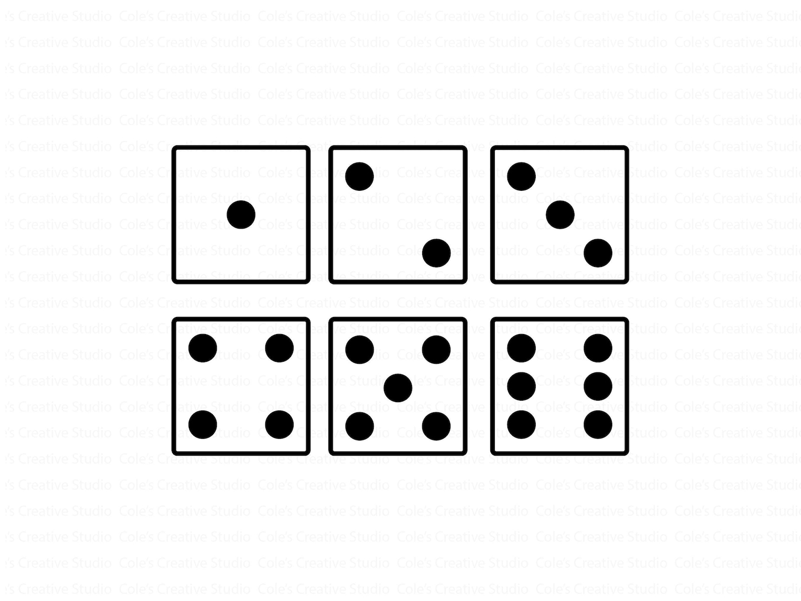 Dice Outline Set Svg, Dice Set, Dice Svg, Game Night Svg, Dice Clipart ...