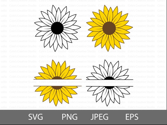 Sunflower Bundle Svg Sunflower Svg Sunflower Png Sunflower - Etsy