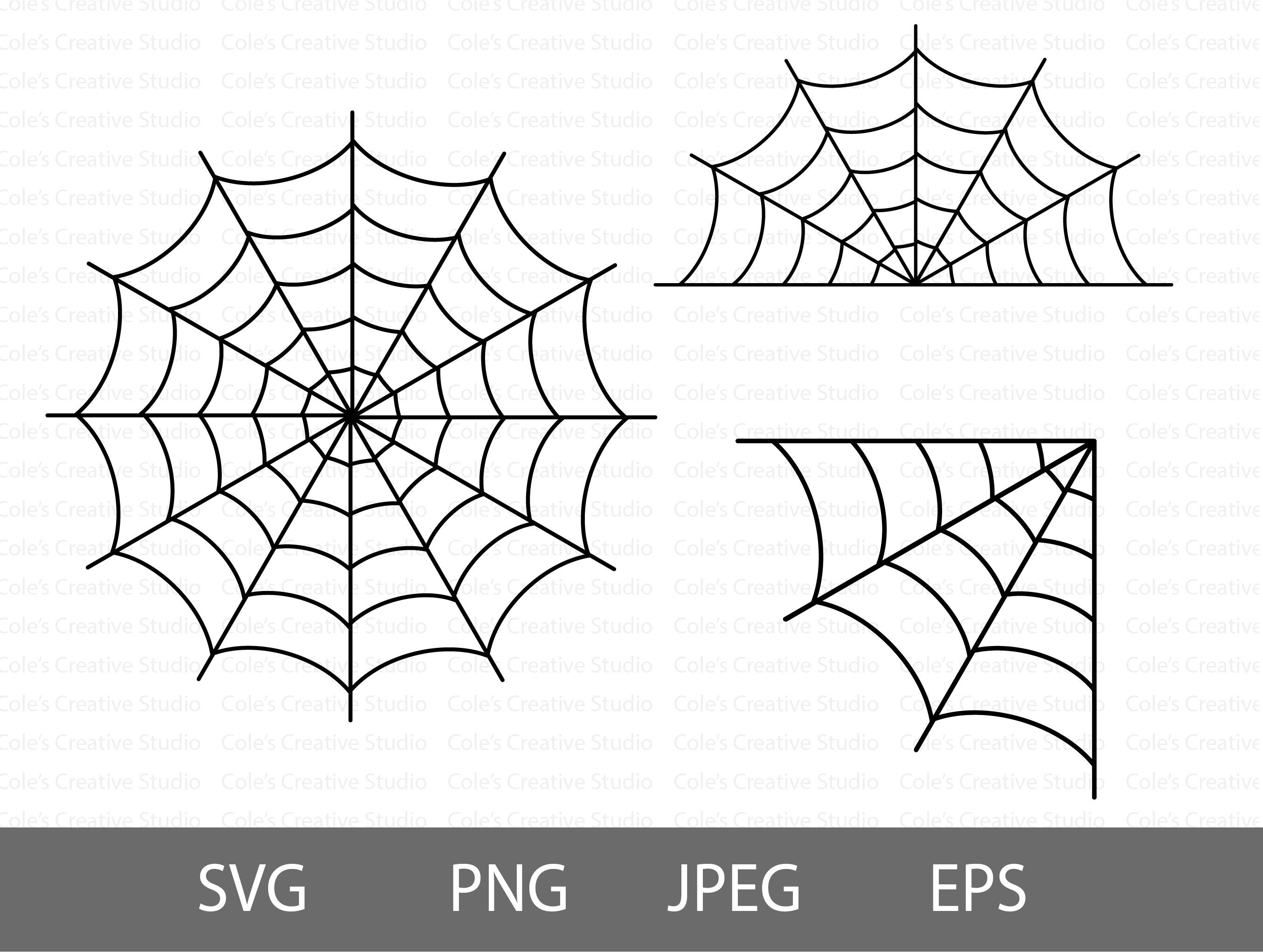 Spider Web Svg Bundle, Spider Web Svg, Spiderweb Svg, Spiderweb Clipart ...