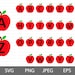 Apple Alphabet Svg Bundle, Apple Letters Svg, Apple Svg, Apple Vector ...