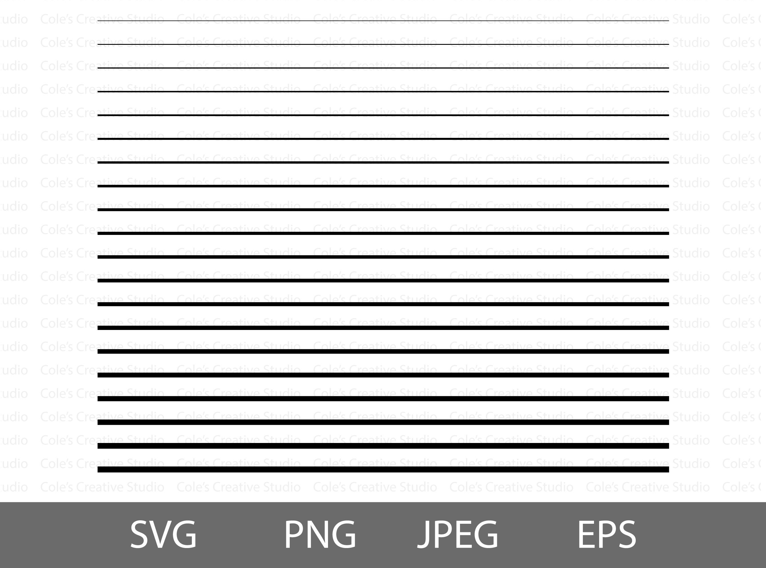 Straight Line Svgs Straight Line Vectors Solid Lines - Etsy