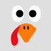 Turkey Face Svg, Thanksgiving Turkey Svg, Turkey Svg, Thanksgiving Svg ...