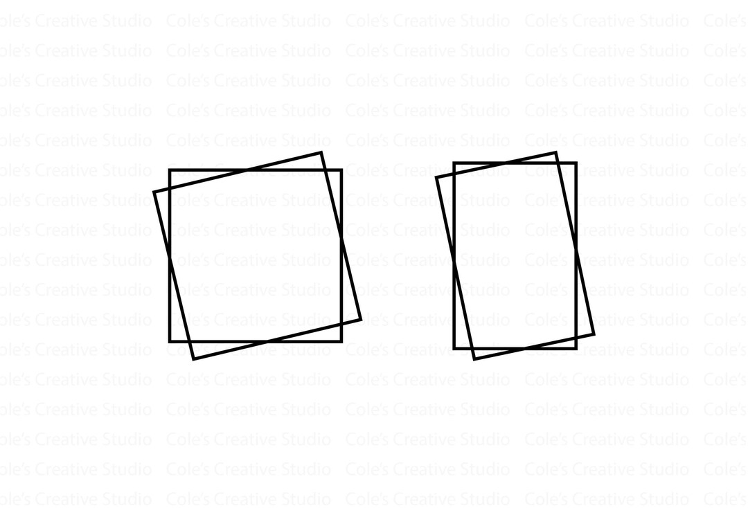 Double Frame Pair Svg, Square Frame Svg, Rectangle Frame Svg, Frame Svg ...
